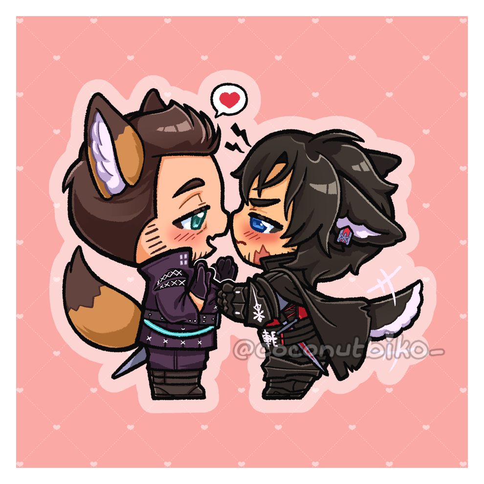 [ STICKER ] FFXVI CidClive Vinyl Sticker – CoconutBiko